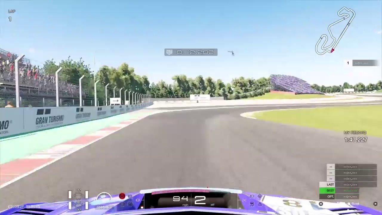 Running some practice laps - YouTube