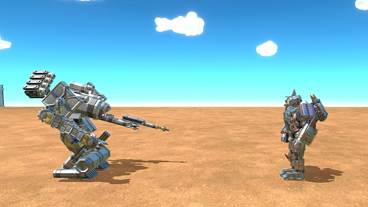 Iron-marauder VS Workshop Units - Age of Warbots - YouTube