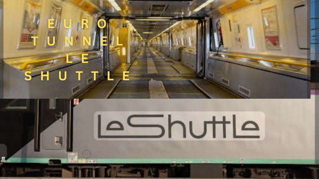 Eurotunnel - Driving from Folkestone England to Italy - Vehicle Train ...