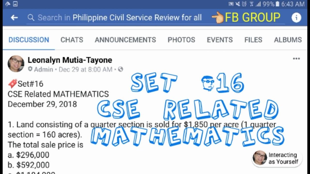 Set#16 CSE related MATHEMATICS - YouTube
