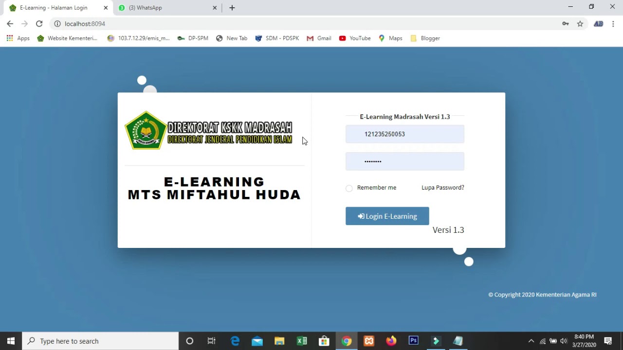 Cara Onlinekan Elearning Madrasah Menggunakan Command Prompt (CMD) - YouTube
