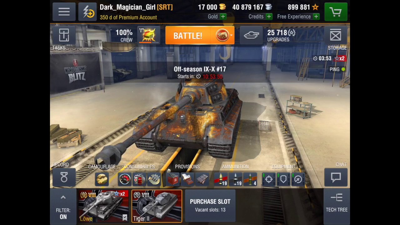 WoT Blitz: Tank Review - Tiger 2 - YouTube