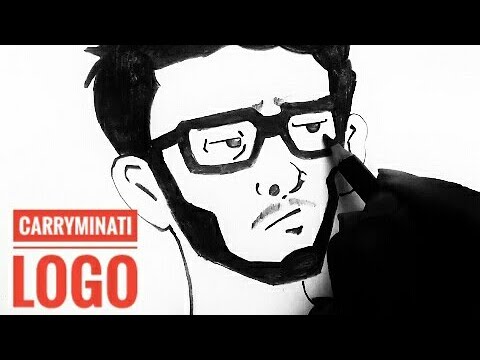 How to draw carryminati logo easy || carryminati logo drawing step by ...