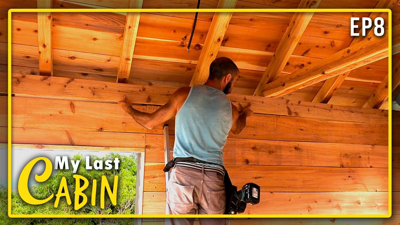 My Last DIY Cabin #8 | Building the Inner Walls - YouTube