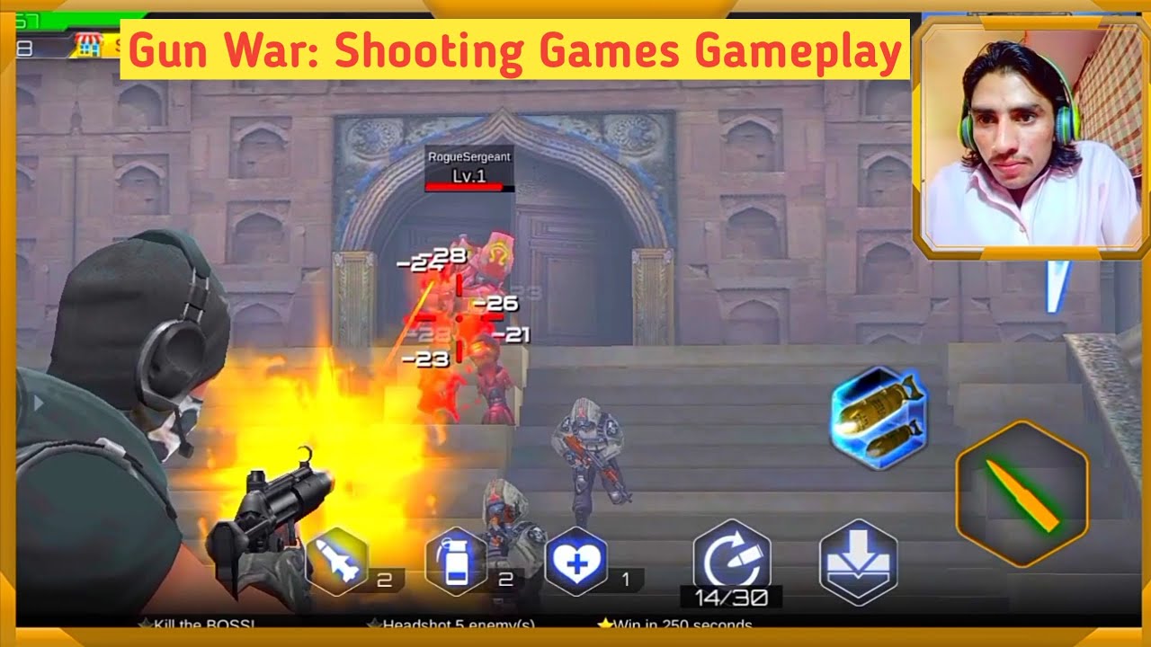 Gun War: Shooting Games Gameplay - YouTube