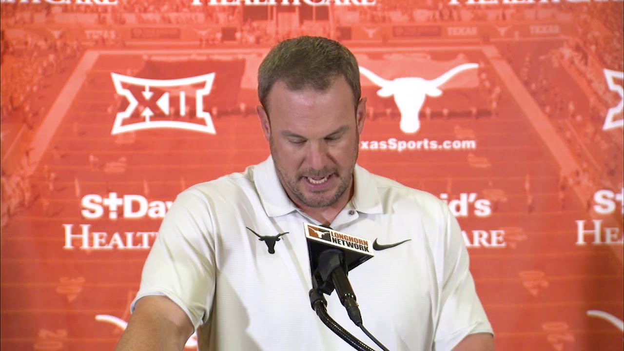 Tom Herman Press Conference [Oct. 21, 2019] - YouTube
