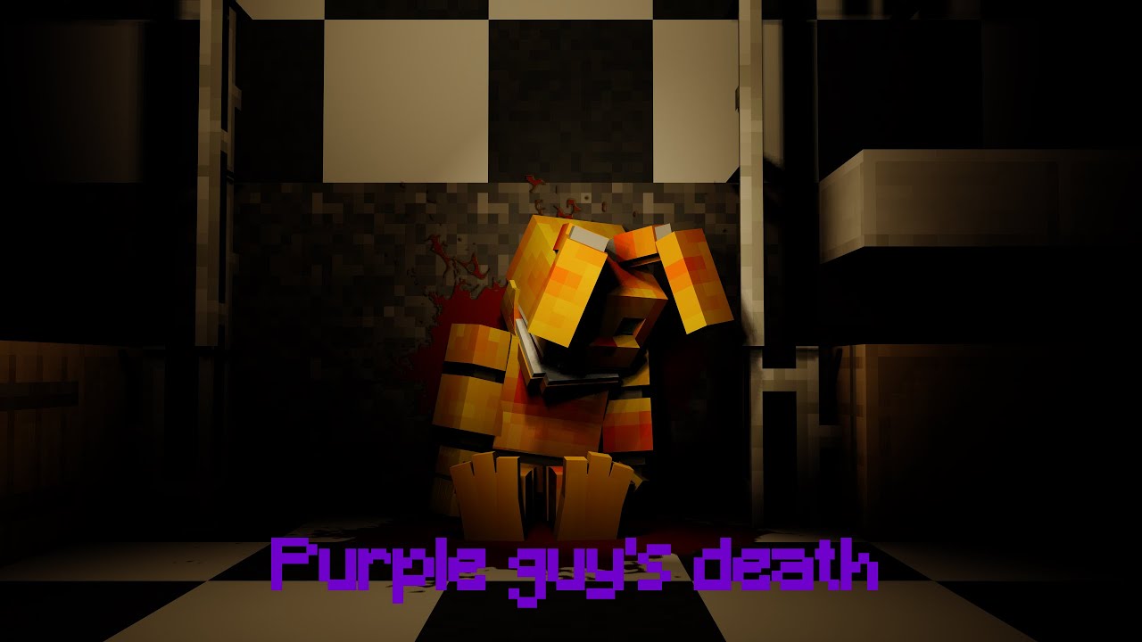 Purple guy's death[FNAF]Minecraft animation - YouTube
