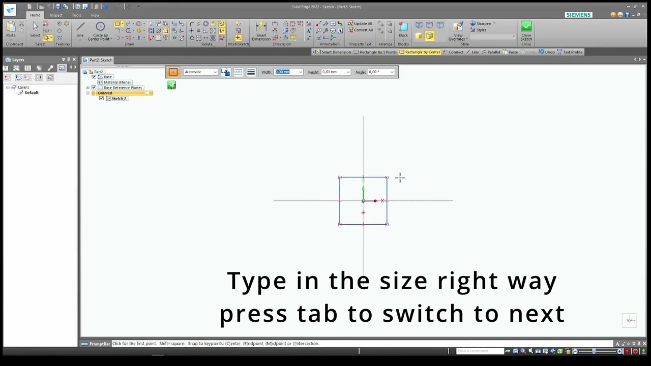 How to work with Solid Edge using short cuts - YouTube