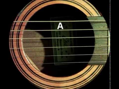 Acoustic guitar tuning - E Standard - YouTube