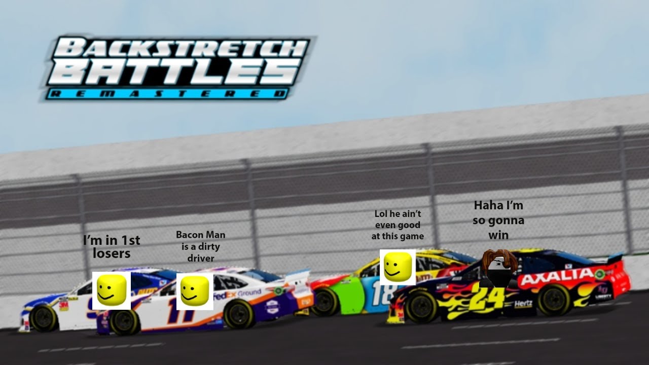 Backstretch Battles Remastered v2.23 (ROBLOX) I won! - YouTube