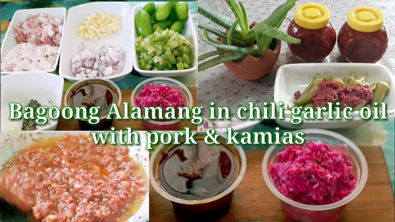 Sauteed Shrimp Paste | Ginisang Bagoong Alamang in chili garlic oil ...