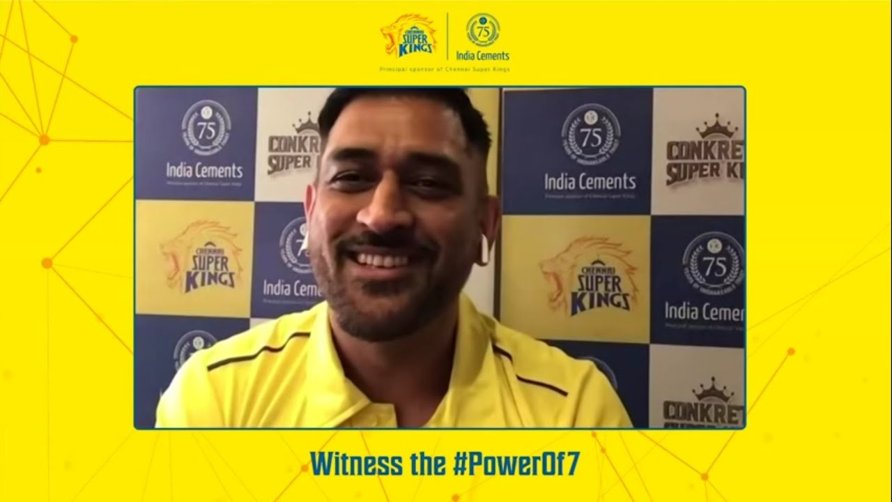CSK x India Cements - Witness the #PowerOf7 - YouTube