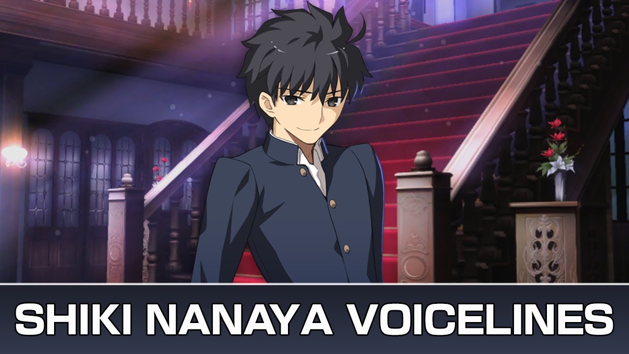 Melty Blood: Type Lumina - Shiki Nanaya Voice Lines (Subs Added) - YouTube
