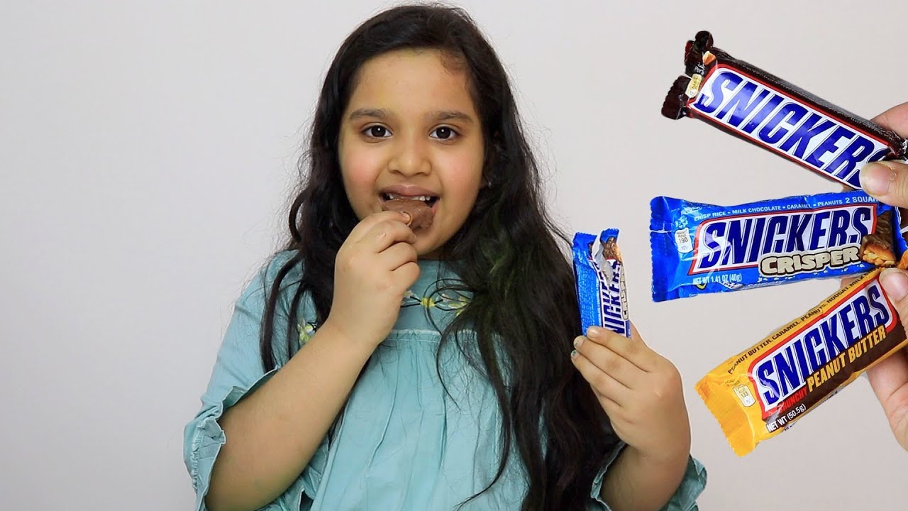 Fingers Family Kid Song Colorful snickers chocolate - Kinderlieder und ...
