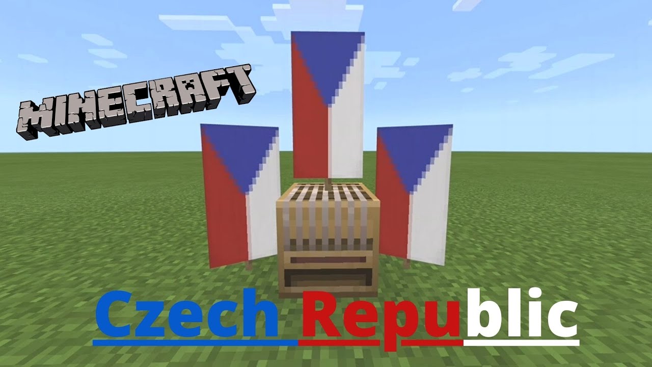 How to Make A Czech Banner In Minecraft - Czech Flag - česká vlajka ...