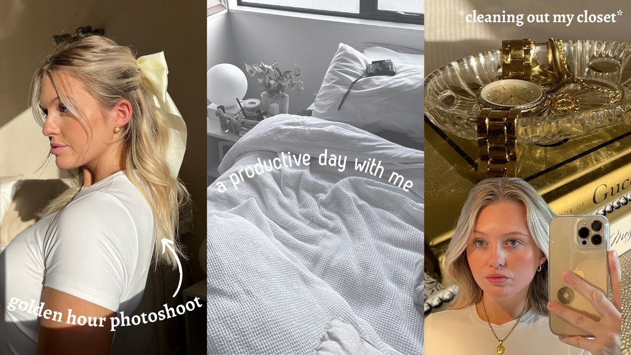 a productive day together!! cleaning + chit chatting :) - YouTube