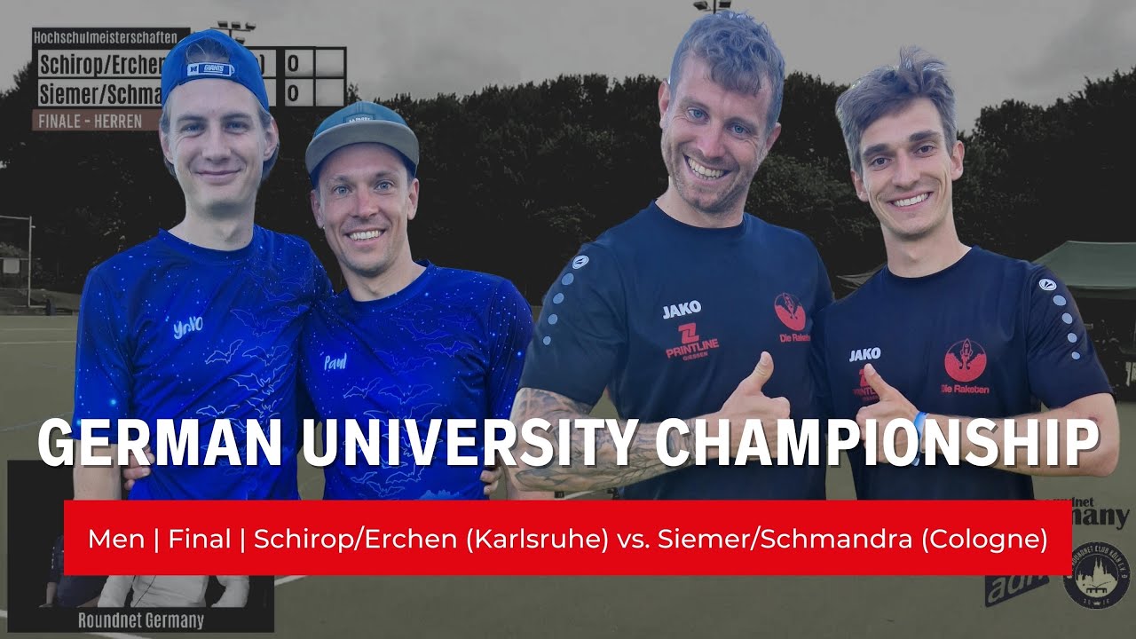 2022 University Championship | Men Final | Erchen/Schirop vs. Siemer ...