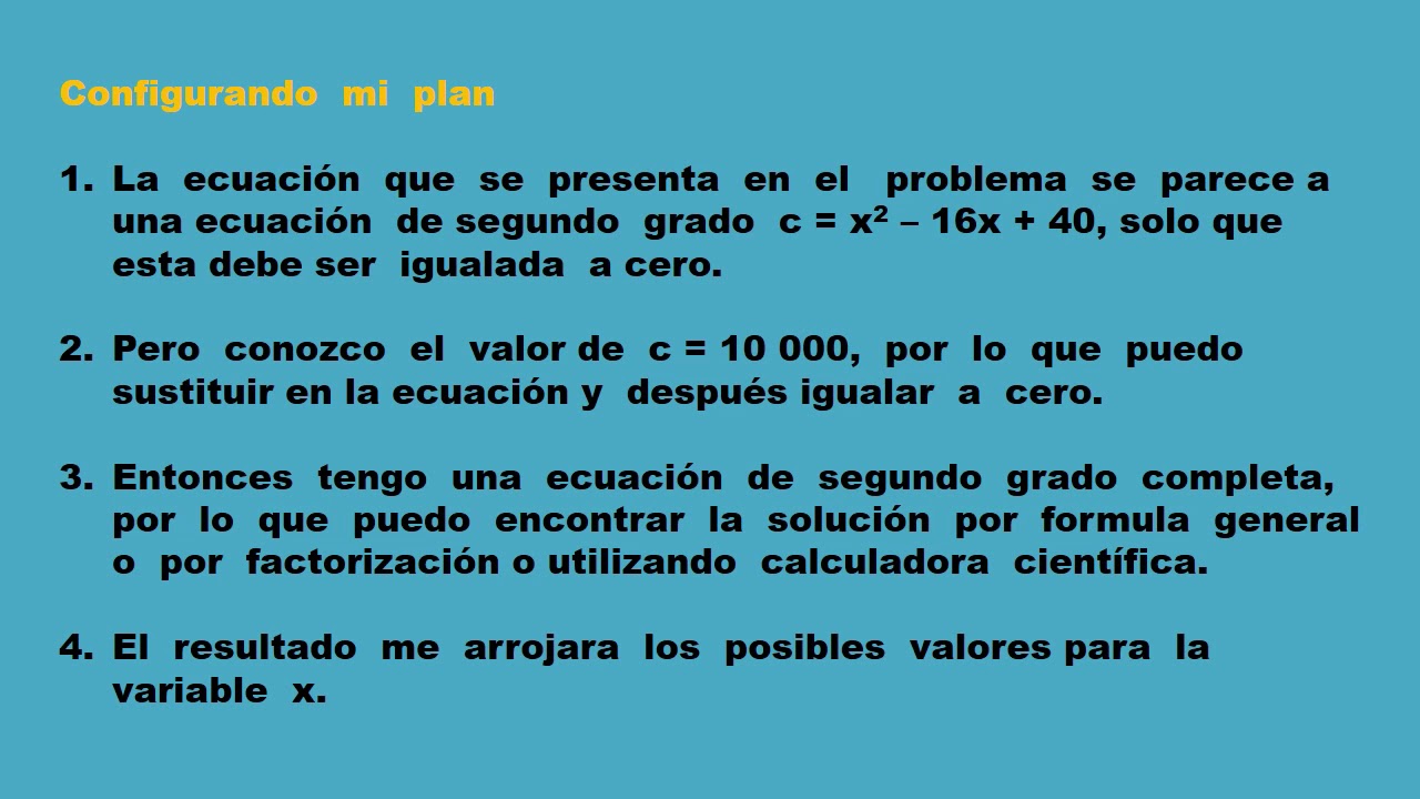 APLICACION EC 2° GRADO - YouTube