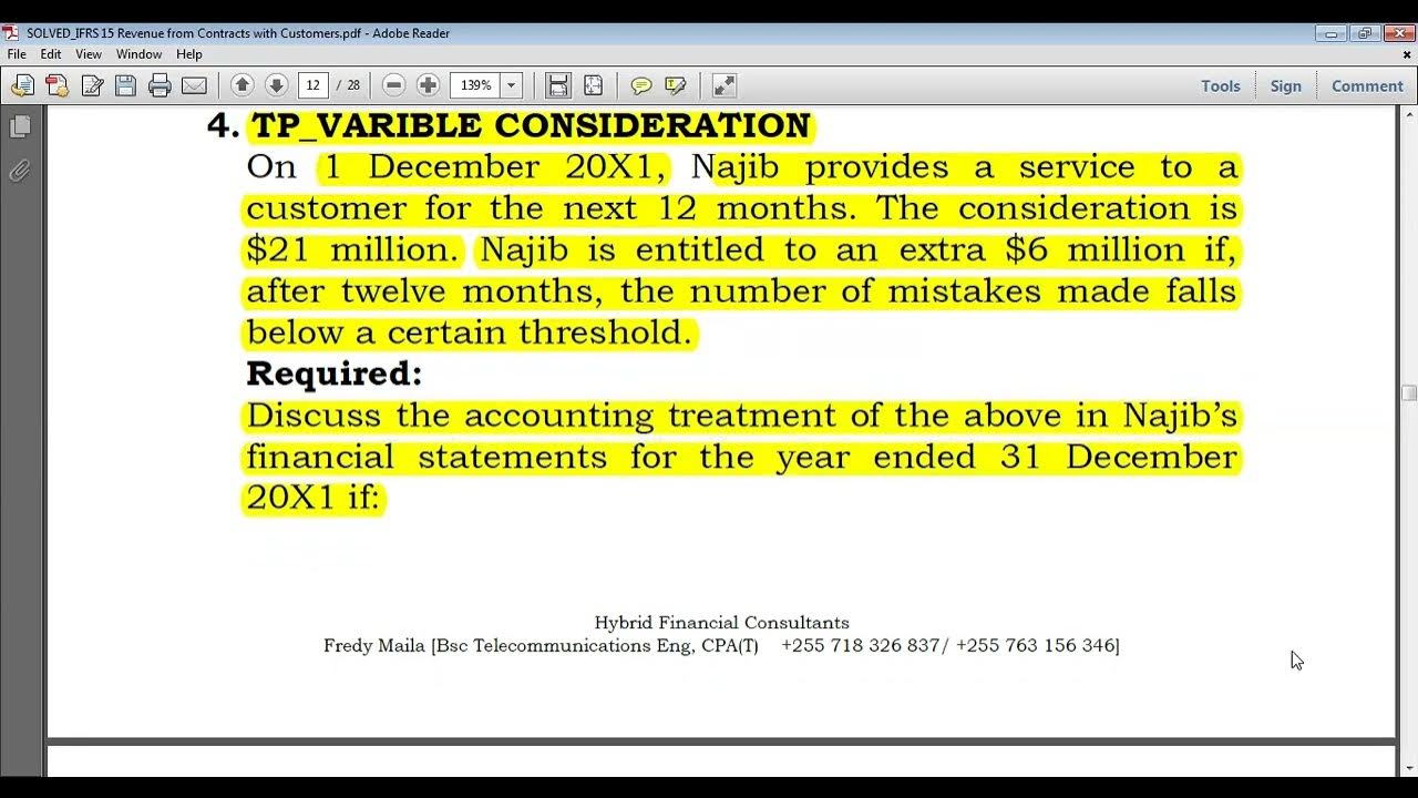 IFRS 15 Revenue From Contracts With Customers PART 3 Transaction Price ifrs-15-revenue-from-contracts-with-customers-part-3-transaction-price