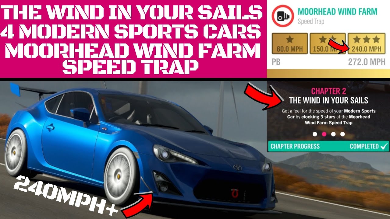 FORZA HORIZON 4-The wind in your sails- HOW TO GET 3 STARS-MOORHEAD ...