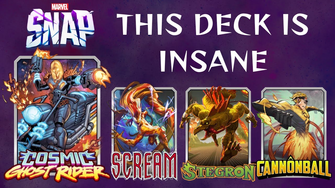 Cosmic Ghost Rider & Scream Move Deck | Marvel Snap Gameplay August ...