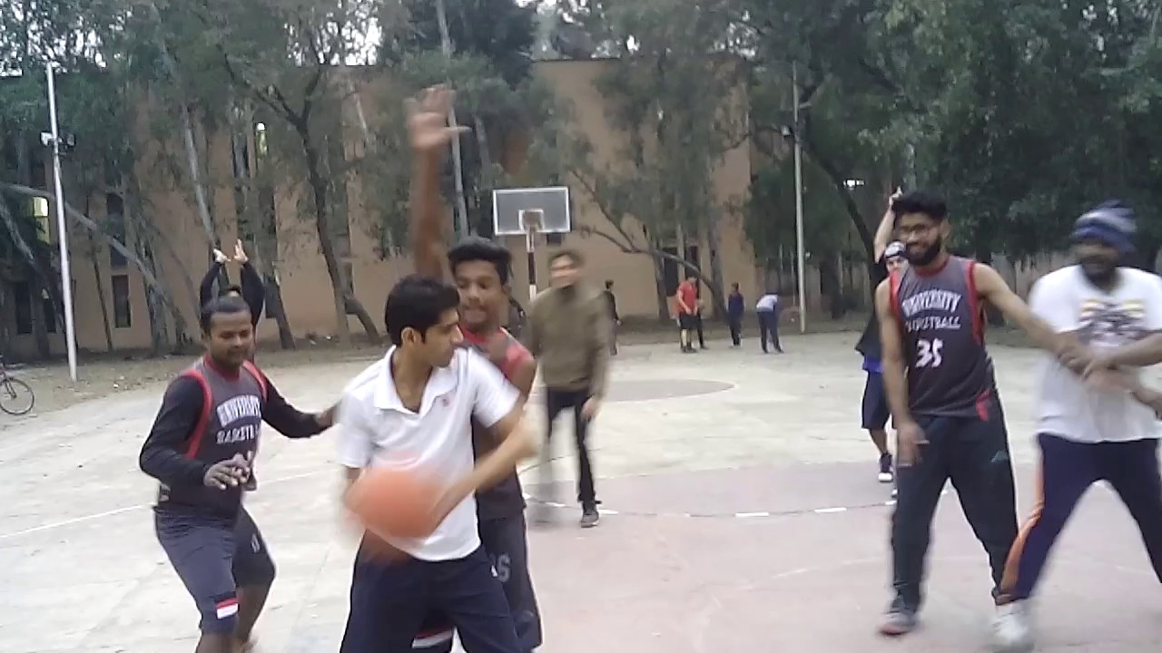 Basketball match in Indian hood streetball - YouTube
