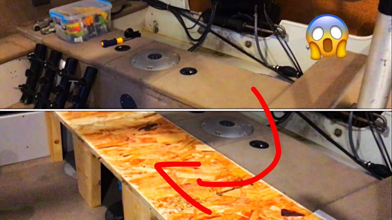 How to build a back deck for your boat!!!! - YouTube