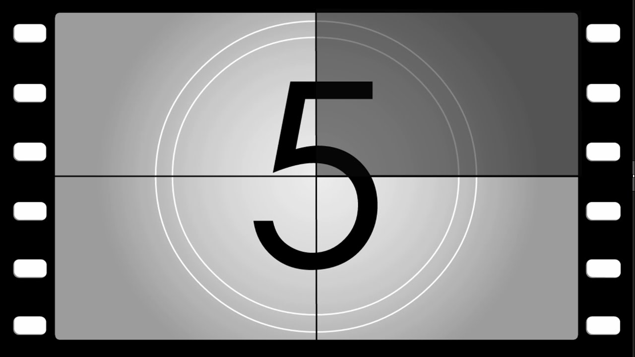 5 Counting।Green screen Film counter intro Video। Film counter green ...