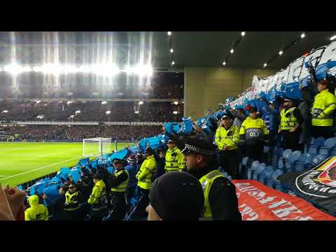 Rangers - Spartak, 25.10.18. Ibrox atmosphere before the game