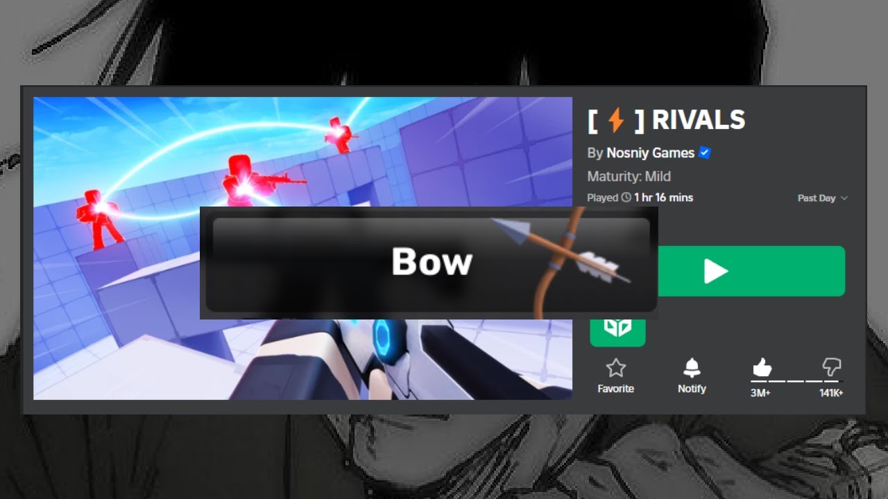 Why You Should Use Bow In Roblox Rivals - YouTube