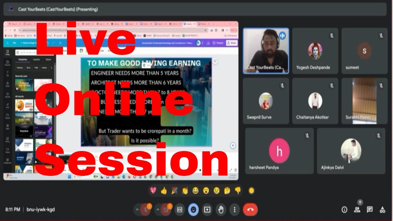 Live Online Session Recording Profitable Option Trading Strategies ...