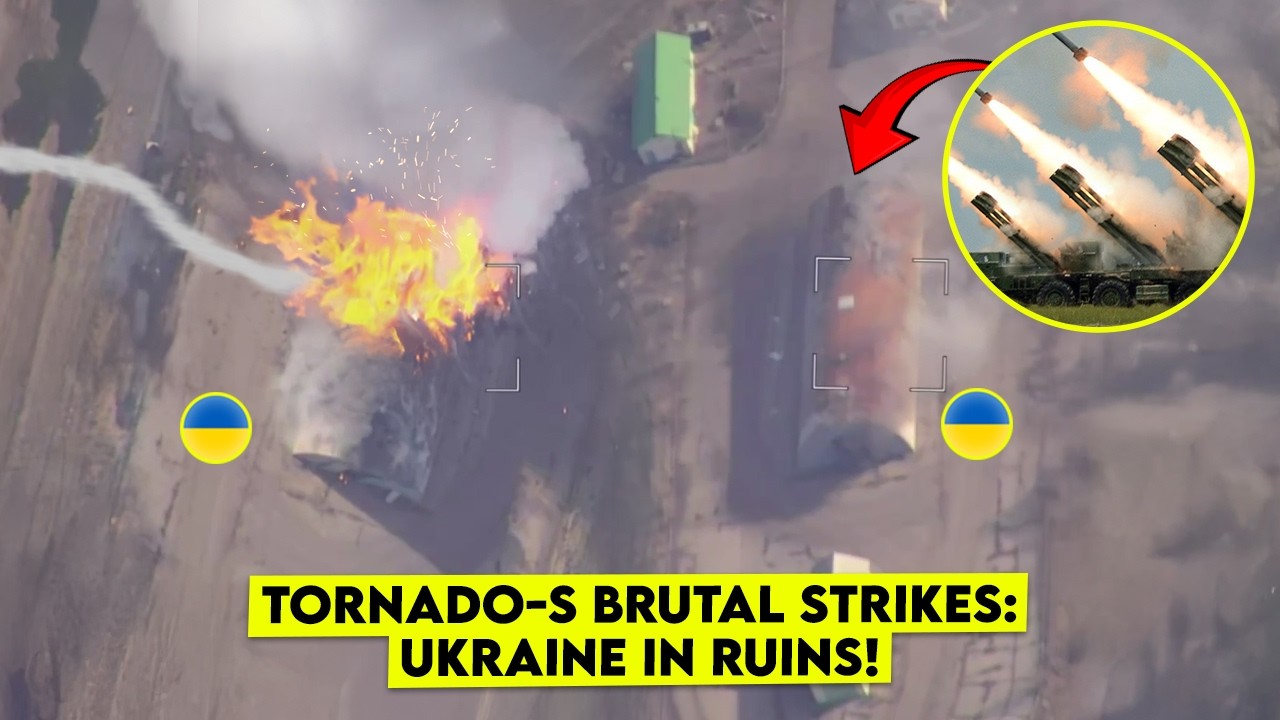 Massive Destruction! Russia’s Tornado-S Wipes Out Ukraine’s Defenses ...