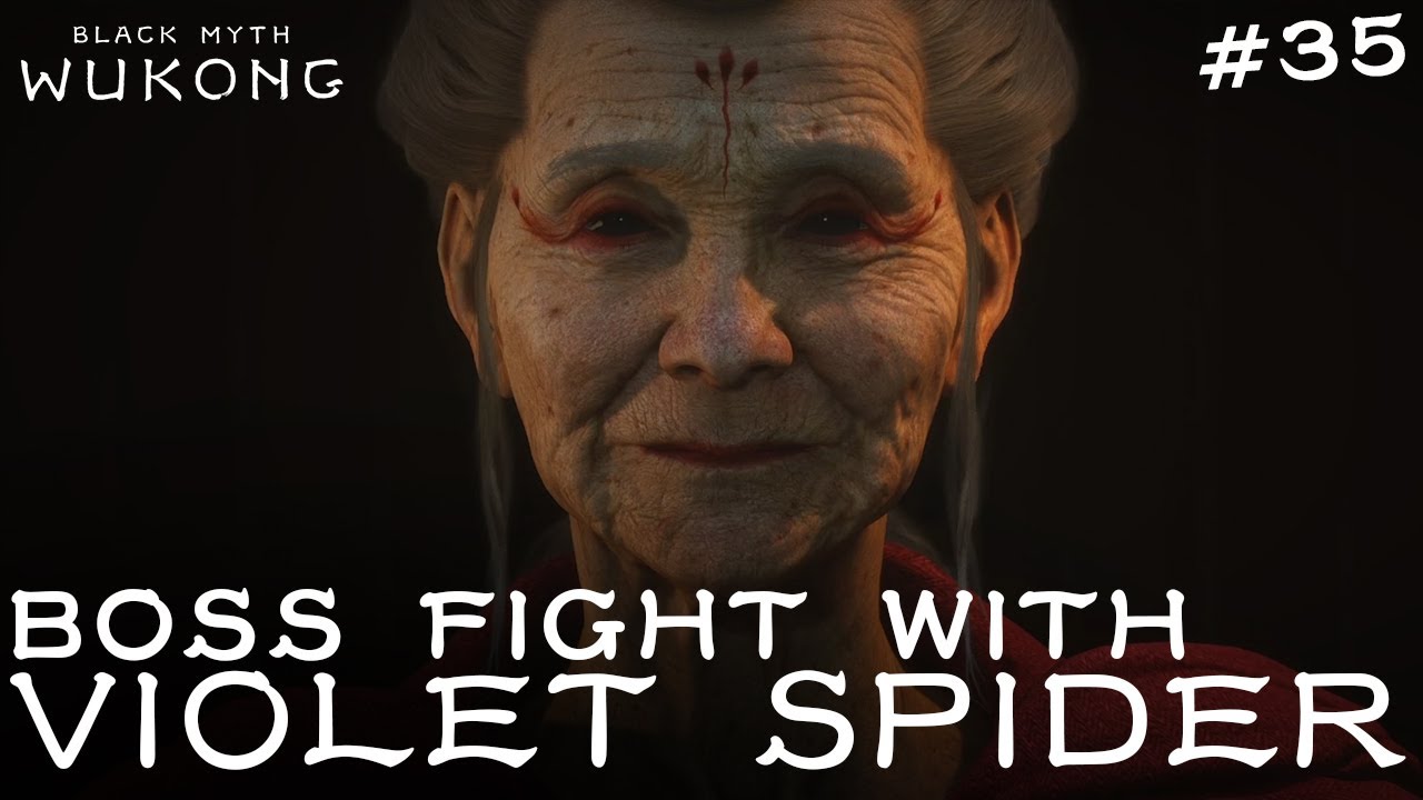 Boss Fight With VIOLET SPIDER | Black Myth Wukong | Gameplay Part #35 ...
