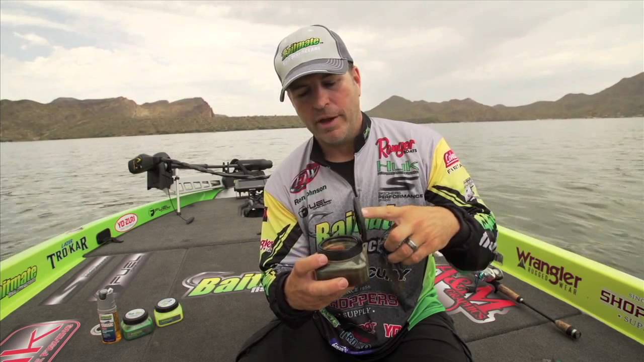 How FLW Bass Fishing Angler Ron Johnson uses Baitmate Flip & Dip ...