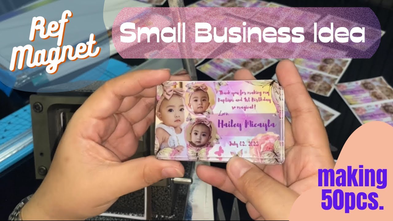 HOW I MAKE REF MAGNET SOUVENIR | SMALL BUSINESS IDEA - YouTube