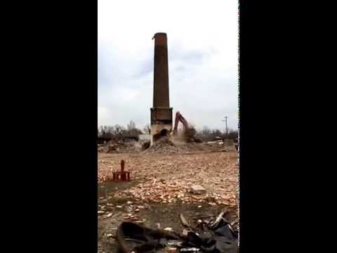 Smoke Stack Demolition - YouTube