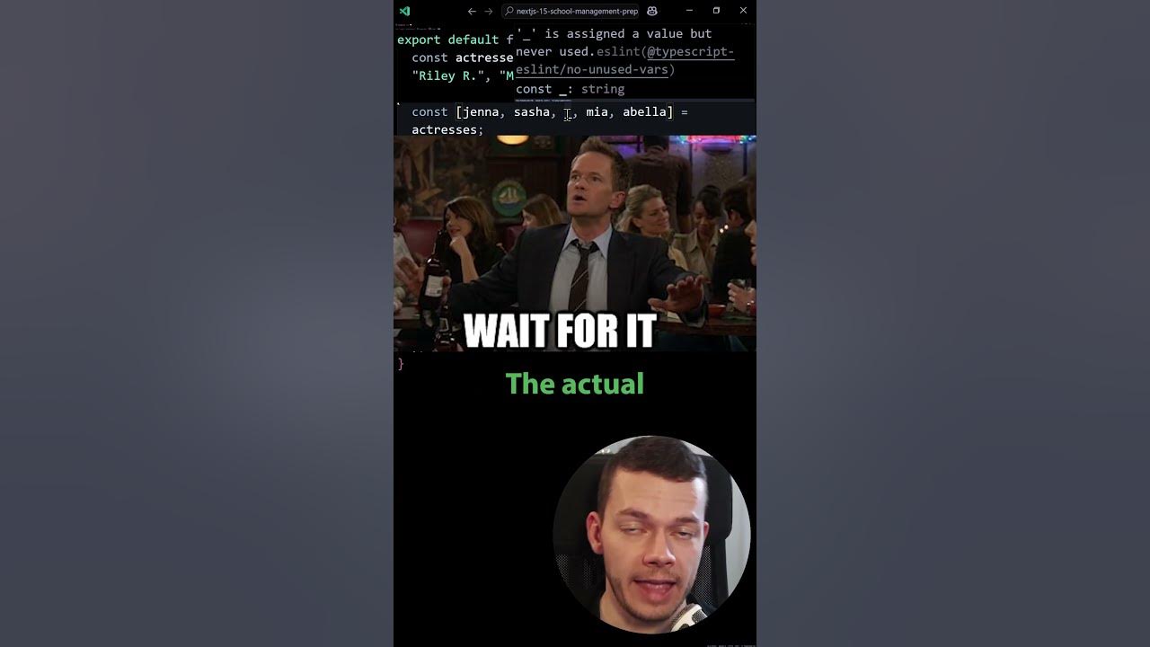 Correctly Destructure Unused Array Values In Javascript 💡 Javascript