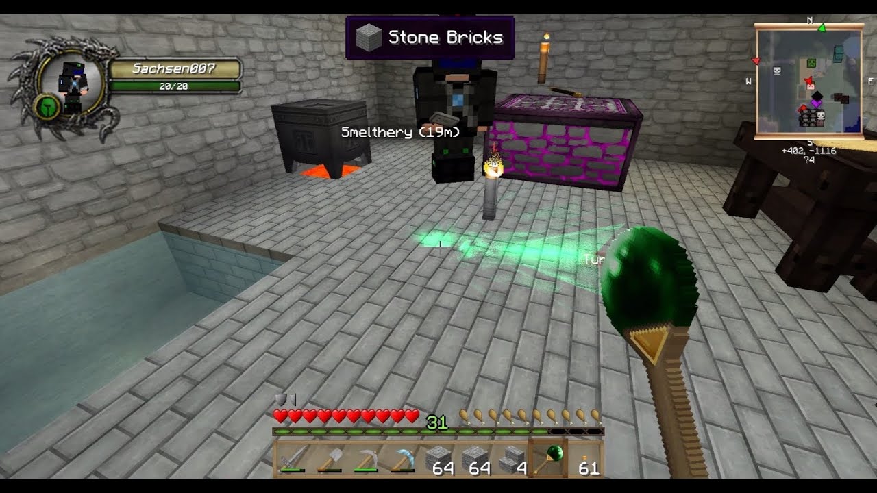 Minecraft Town Folge #040 - Zauberstab - YouTube