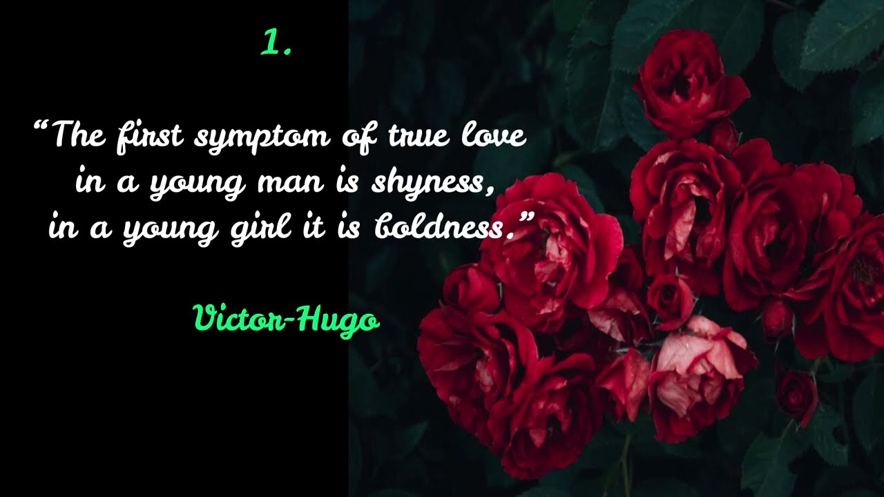 BEST 7 ROMANTIC LOVE QUOTES FROM FAMOUS FRENCH AUTHORS- Nº2 - YouTube