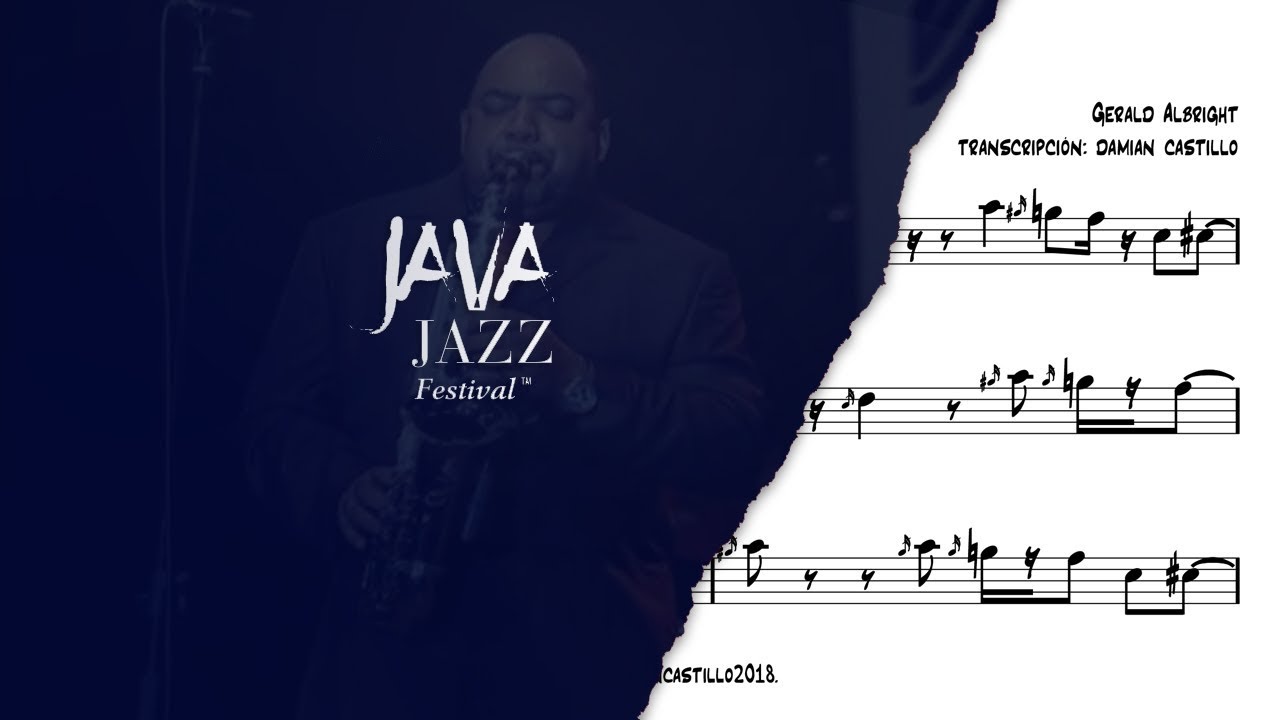 "Walker's Theme Live at Java Jazz Fest" - Gerald Albright - 🎷Sax alto ...