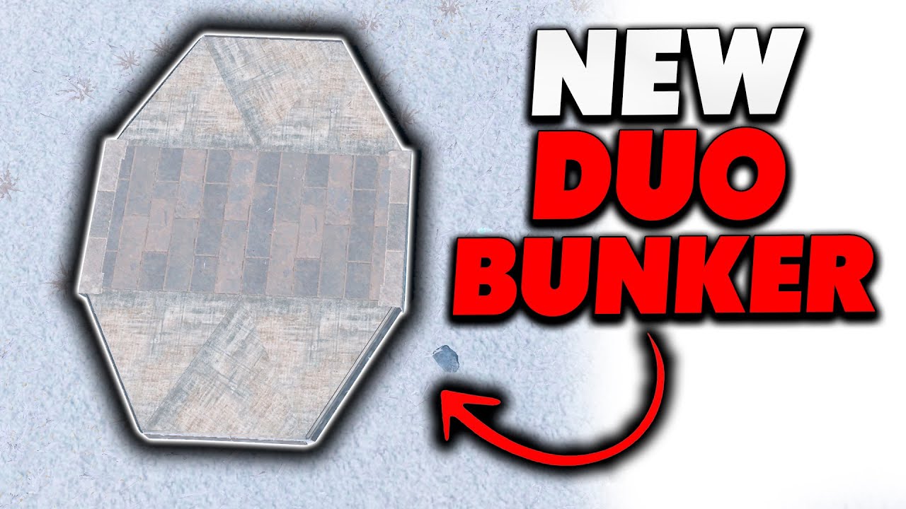 The NEW DUO BUNKER In Rust / Rust Building Tutorial 2025 - YouTube