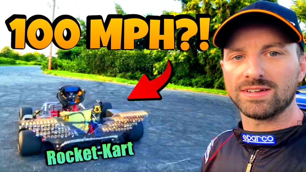 Rocket Powered Electric Go Kart - YouTube