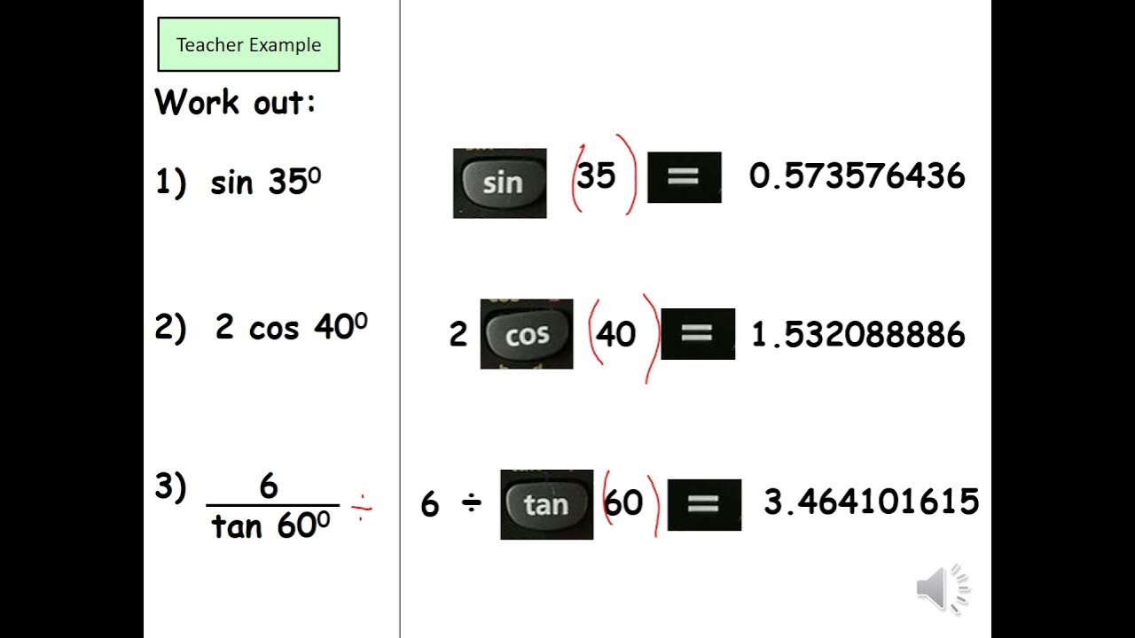 Maths - L1 Trigonometry intro + using a calculator + labelling triangle (F) - YouTube
