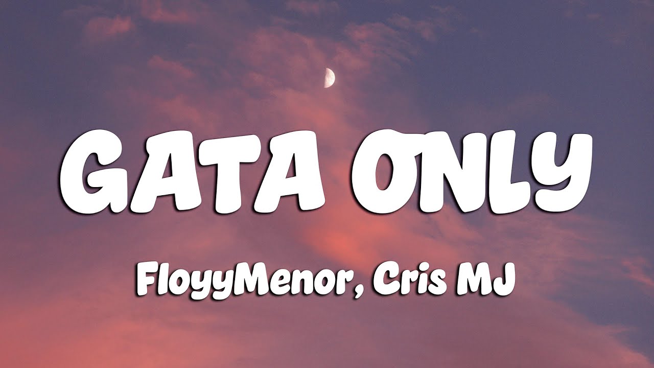 FloyyMenor - GATA ONLY ft. Cris MJ (Letra/Lyrics) - YouTube