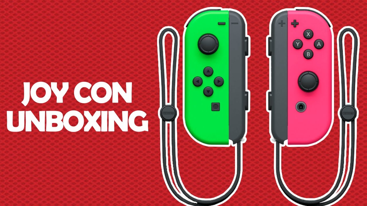 JOY CON VERDE E ROSA - UNBOXING E TESTE - YouTube