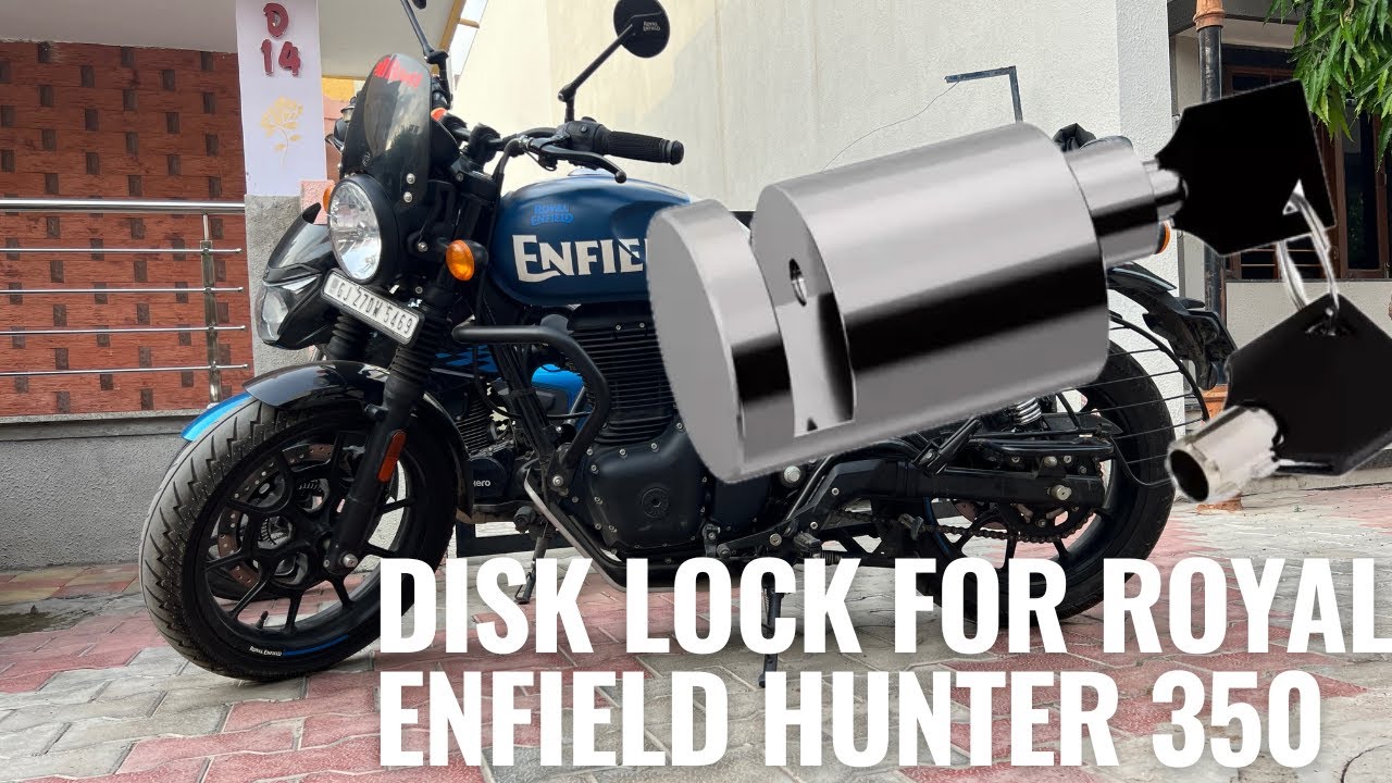 Royal Enfield Hunter 350 Disk Brake Lock | Disk Brake Lock | Budget ...