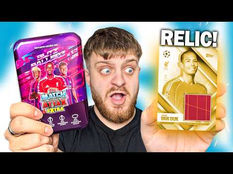 HUNTING for RELIC CARDS in Match Attax Extra! (Mega Tins Opening!)