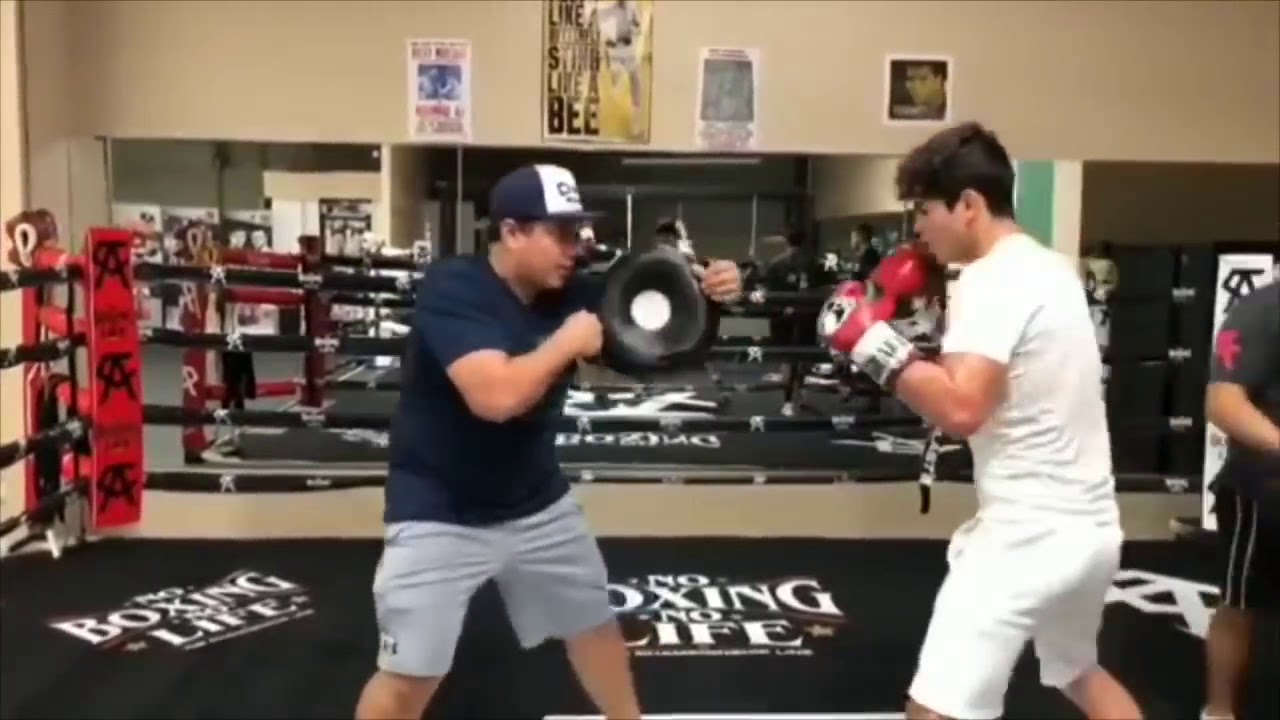 Ryan Garcia training with Canelo's team ! - YouTube