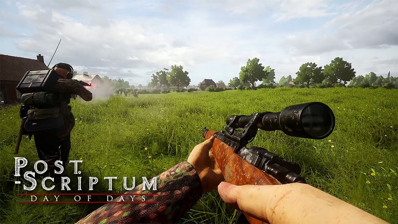 Post Scriptum German Sniper and Pioneer Gameplay | Post Scriptum Sniper ...