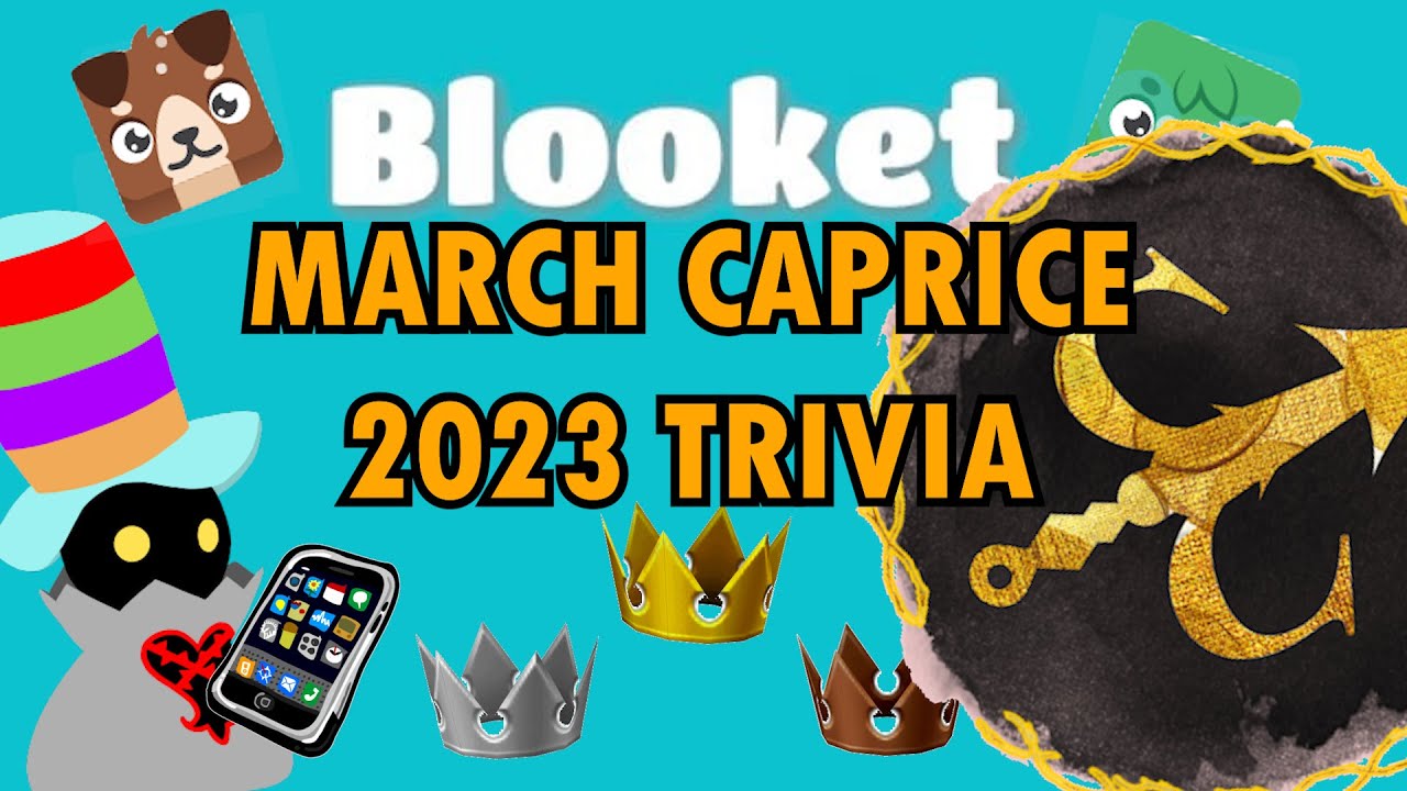 March Caprice 2023 Trivia - Blooket - Regular Pat Stream - YouTube